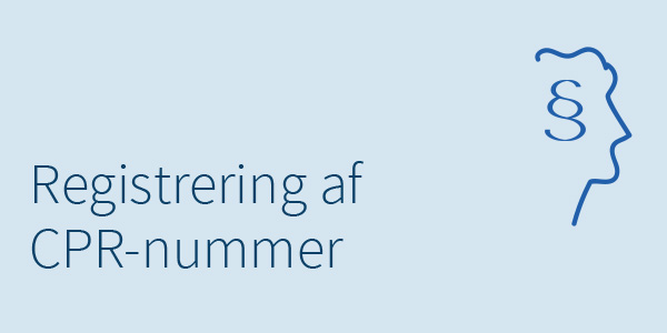 Registrering af CPR-nummer